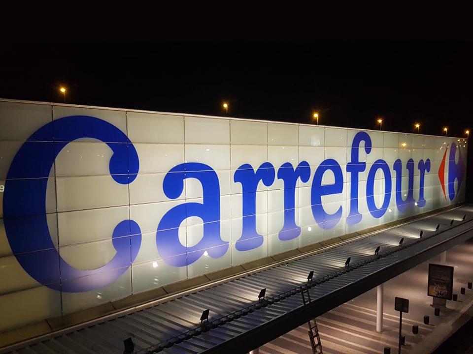 Rotulación Corporativa sobre Fachada, Carrefour Vicar (Almería) – Grupo ...